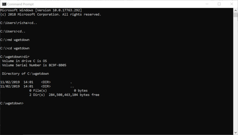 How to download, install and use WGET in Windows 10
