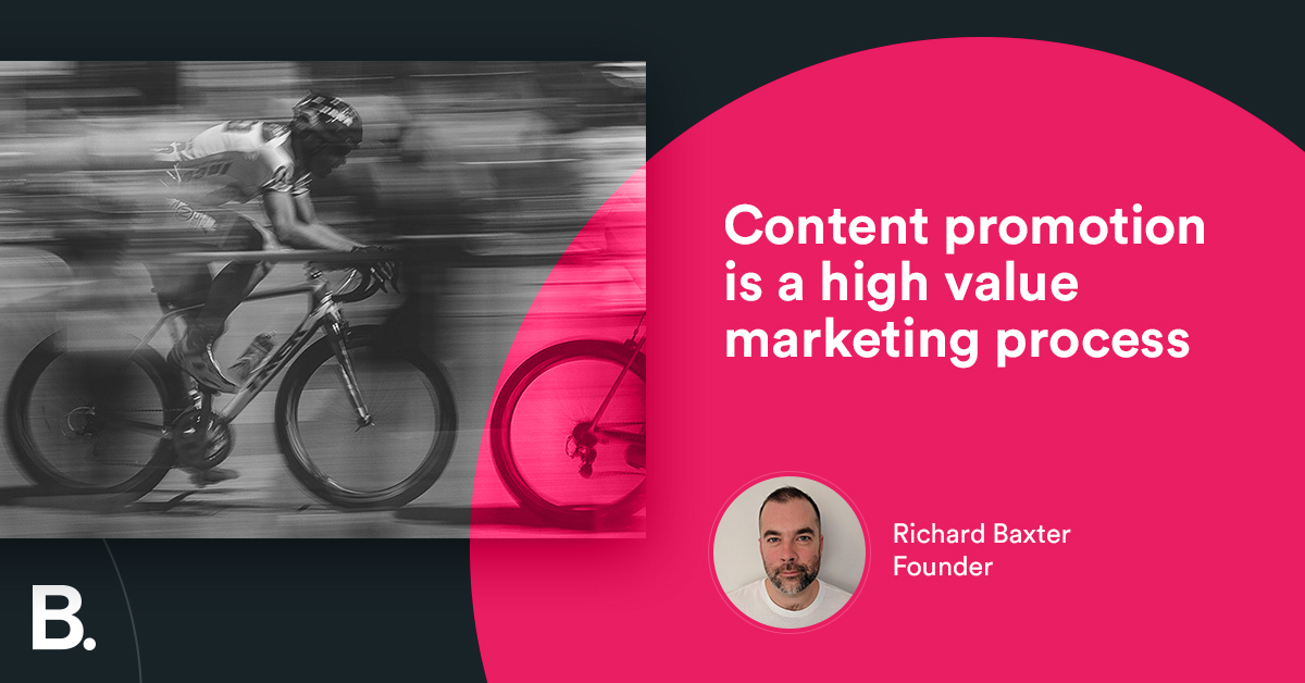 Content promotion is a high value marketing process - Builtvisible