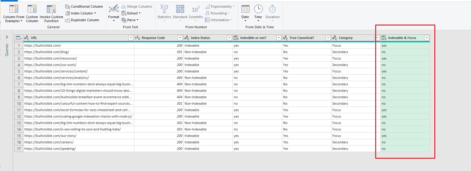 Raise your Power Query game with popular Excel formulas - Builtvisible